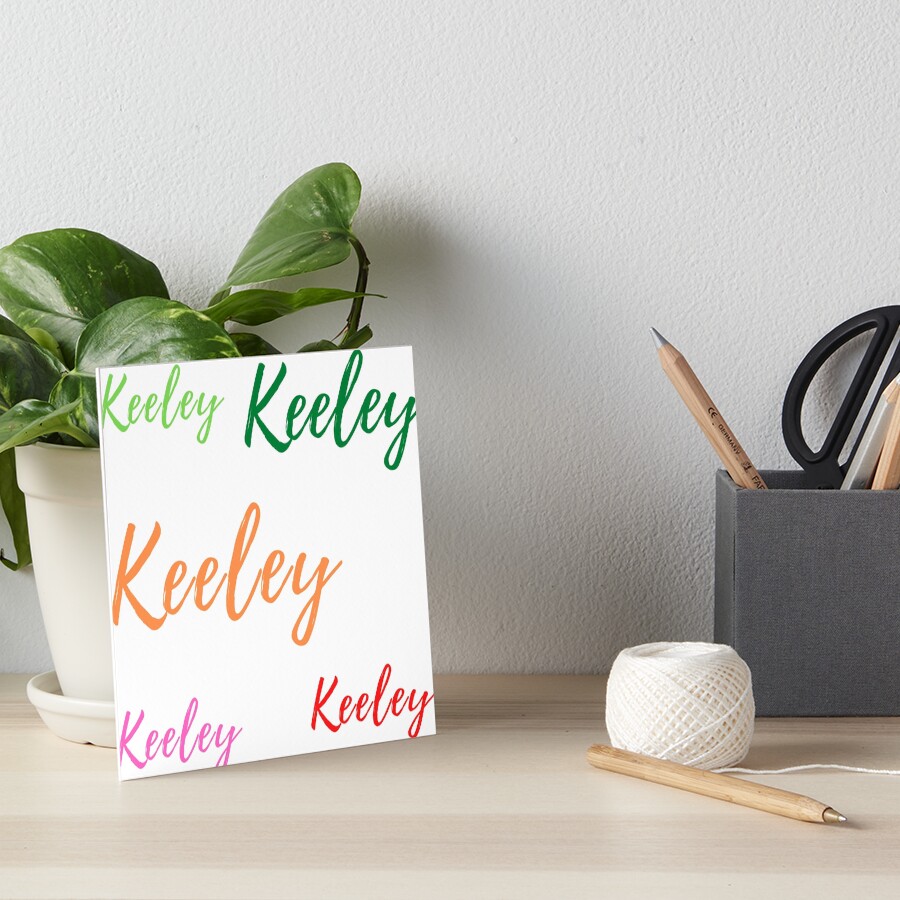 "Keeley name Irish girls names sticker, a Perfect gift for Keeley!" Art ...
