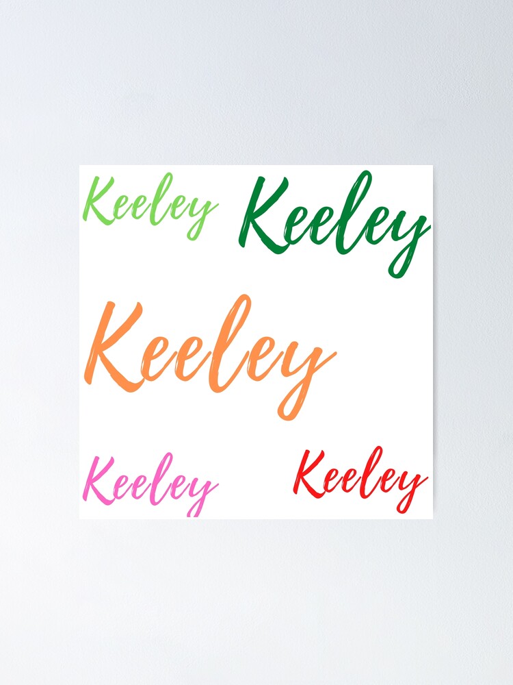 Póster «Etiqueta engomada de los nombres de las muchachas irlandesas ...