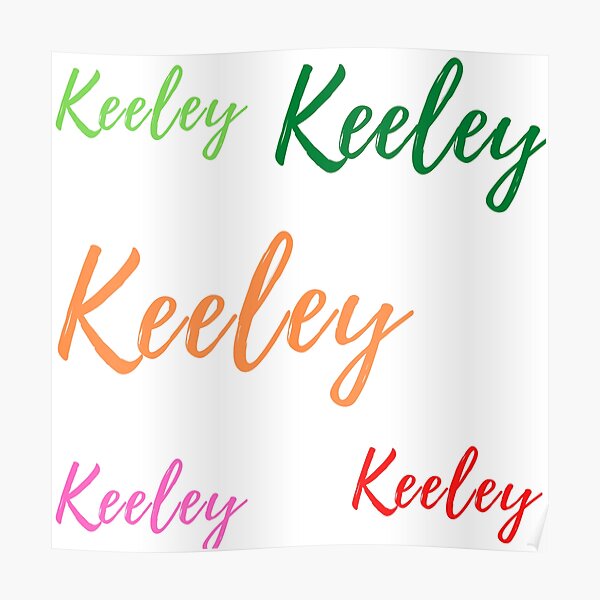 "Keeley name Irish girls names sticker, a Perfect gift for Keeley ...