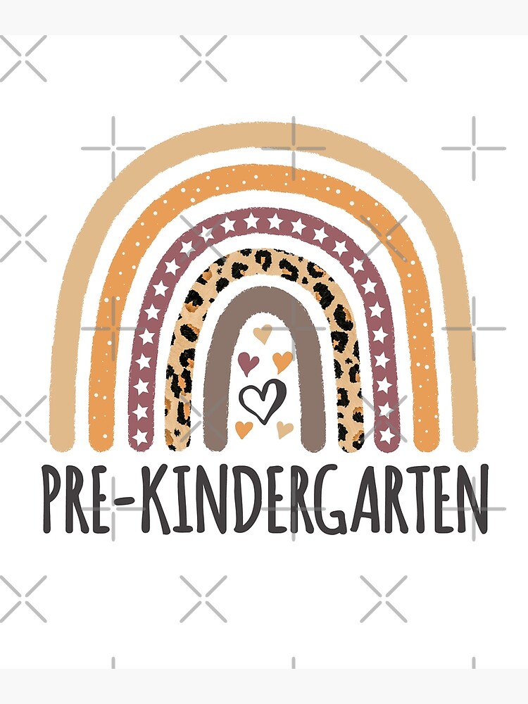 "Pre-K Rainbow First Day Of School Pre Kindergarten First Day of Pre-K ...