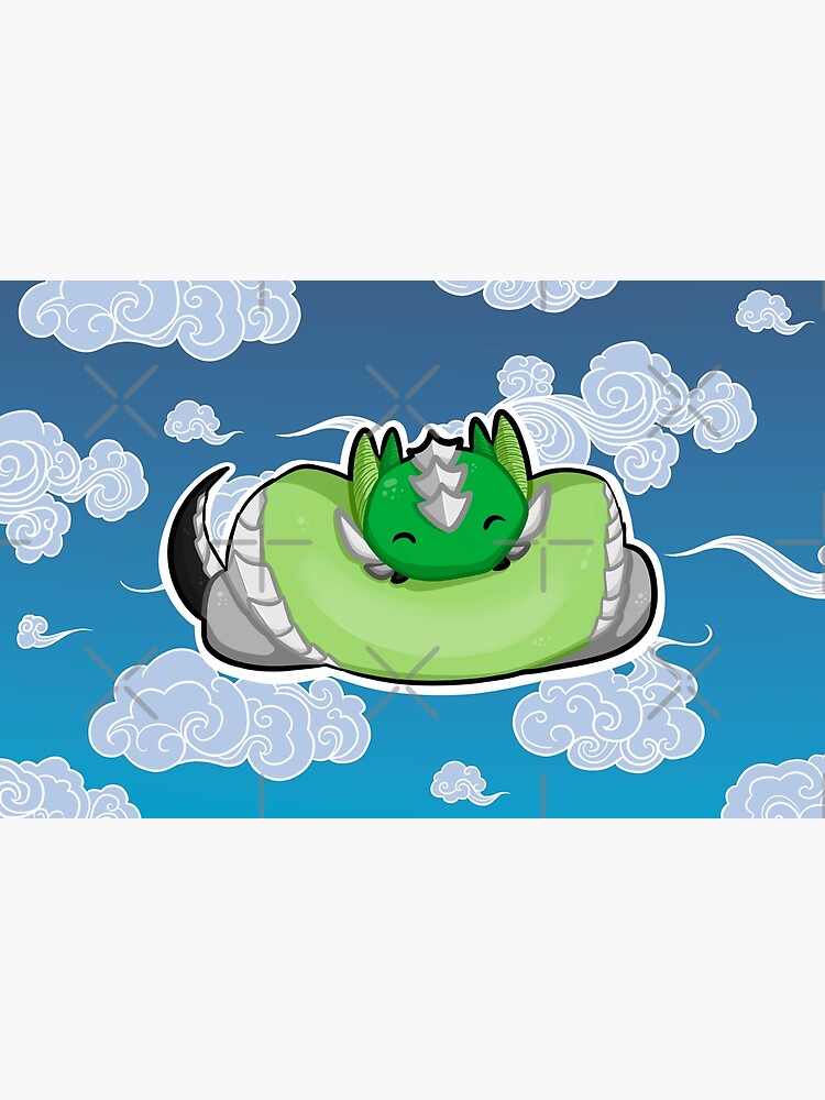 "Cute aromantic wyrm dragon " Poster by dragonlord19 | Redbubble