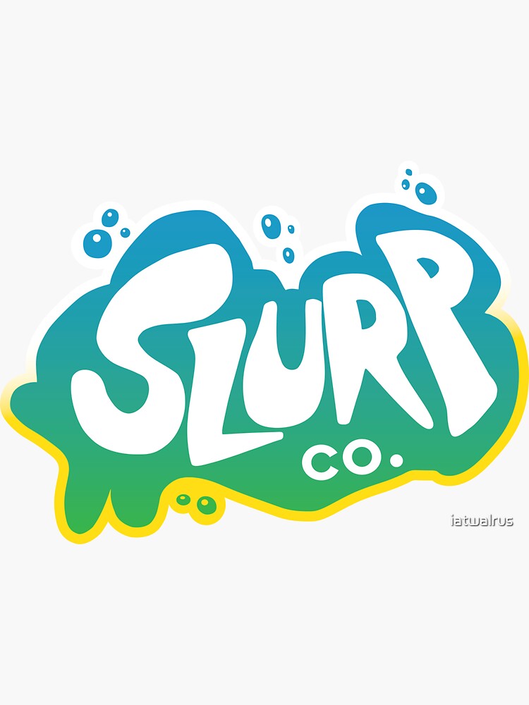 "SLURP Co." Sticker for Sale by iatwalrus | Redbubble