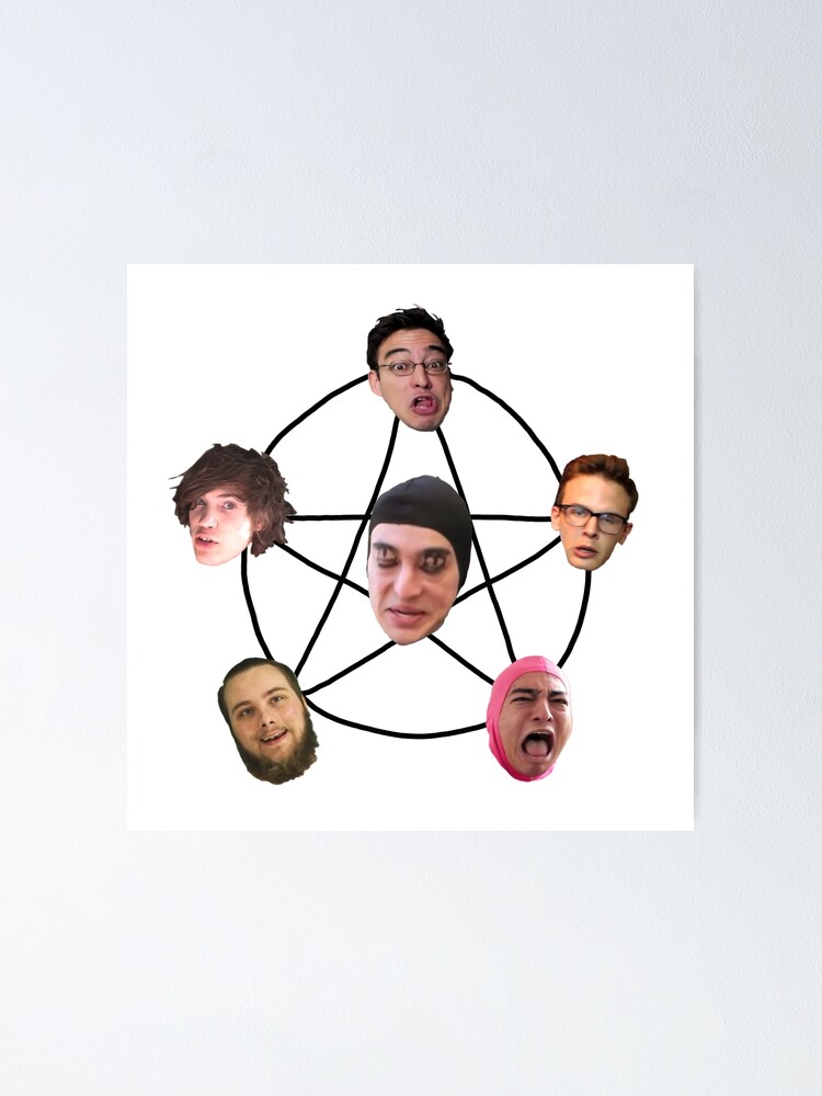 "Filthy Frank and Friends Sacrifice" Poster for Sale by CapricaPuddin ...