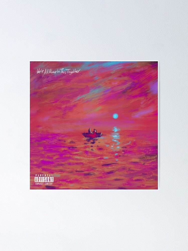 "DAVE - We’re All Alone In This Together Album Cover" Poster for Sale ...