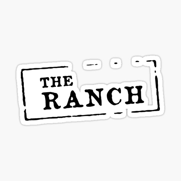 "The Ranch" Sticker for Sale by h2cinedesign | Redbubble