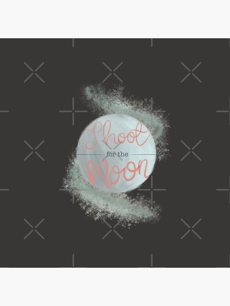 "Shoot for the moon, moon and stars" Poster for Sale by StickitByZ ...