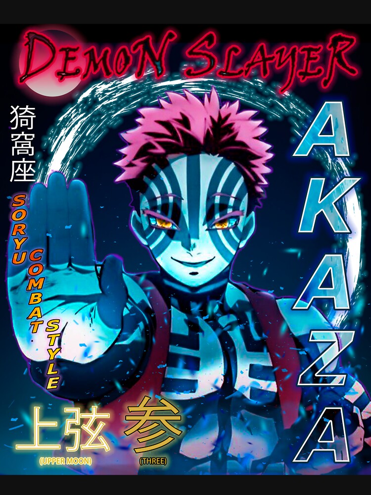 "Akaza Fanart Poster from Kimetsu no Yaiba Demon Slayer Mugen Ressha ...