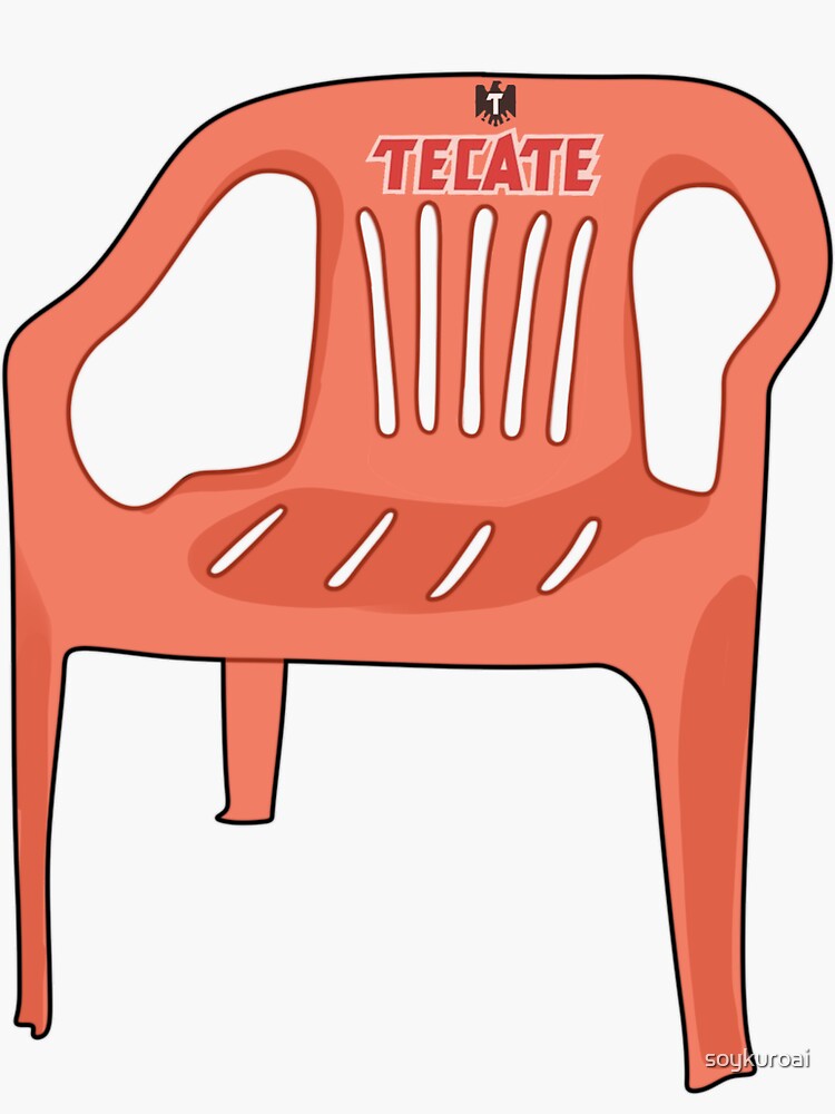 Pegatina «silla de tecate» de soykuroai | Redbubble