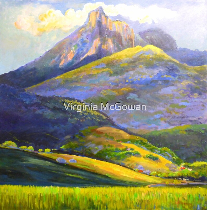 "Mt.Warning in Springtime" by Virginia McGowan | Redbubble