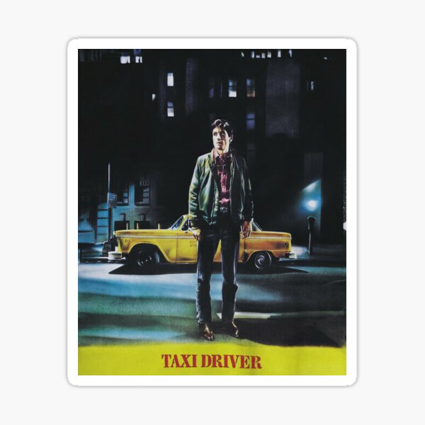 "Taxi Driver" Sticker for Sale by h2cinedesign | Redbubble
