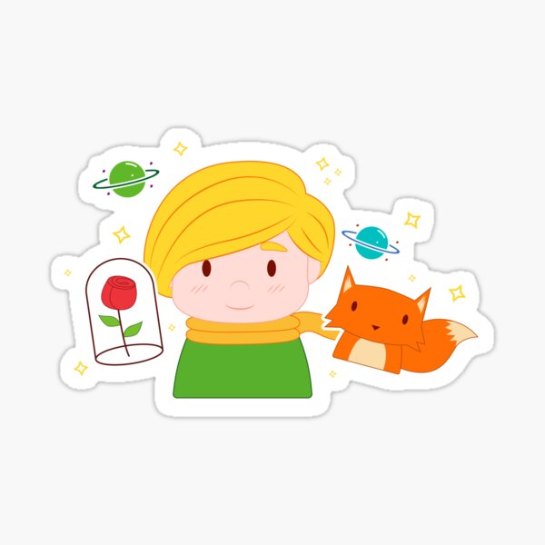 "The Little Prince" Sticker for Sale by BarrCreations | Redbubble