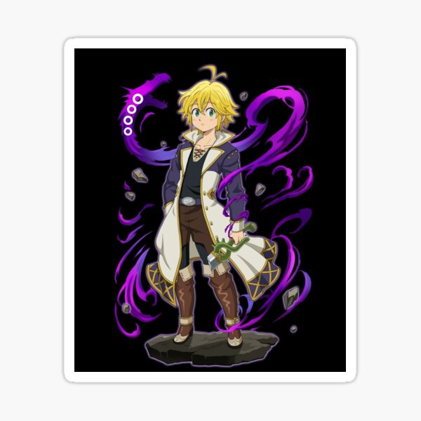 "Meliodas Seven Deadly Sins 2" Sticker for Sale by jajalkowe | Redbubble