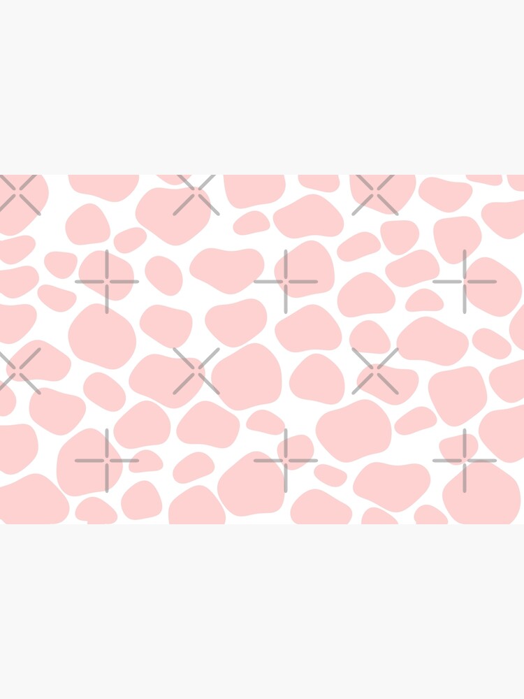 Lámina fotográfica «Manchas de vaca en suave color rosa flamenco ...