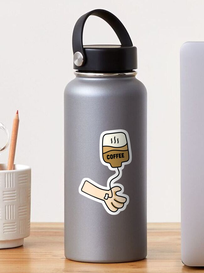 "Coffee Dextrose Sticker" Sticker for Sale by Loisabee | Redbubble