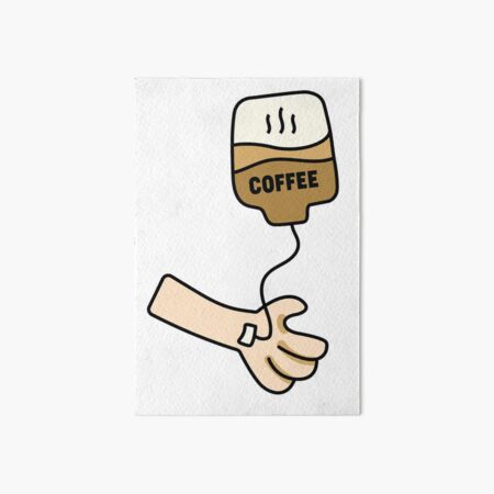 "Coffee Dextrose Sticker" Art Board Print for Sale by Loisabee | Redbubble