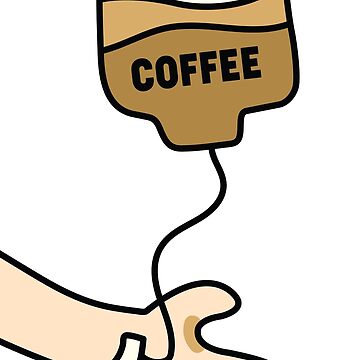 "Coffee Dextrose Sticker" Sticker for Sale by Loisabee | Redbubble