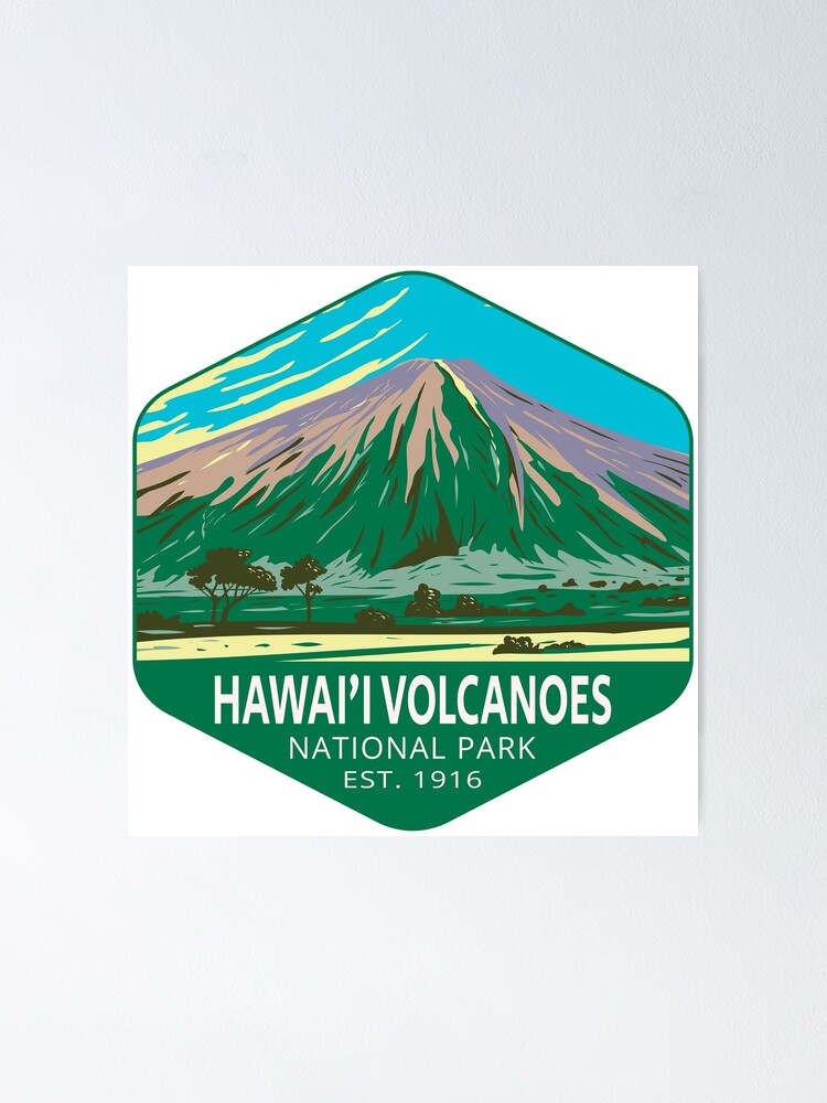 "Mauna Loa Volcano in Hawai'i Volcanoes National Park" Poster for Sale ...