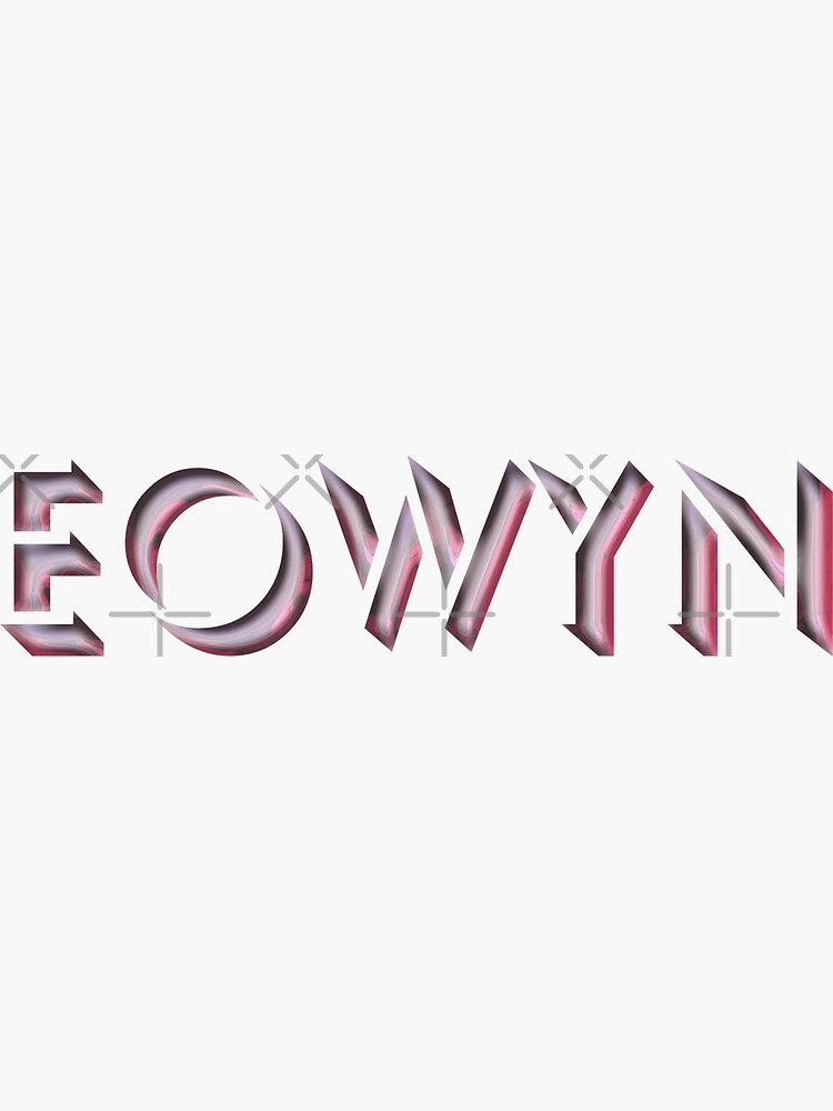 "Eowyn" Sticker for Sale by Melmel9 | Redbubble