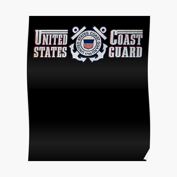 "US COAST GUARD USCG UNITED STATES ANCHOR" Poster by RobinColemance ...