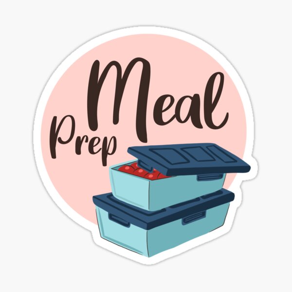"Meal Prep" Sticker for Sale by ChemicalXShop | Redbubble