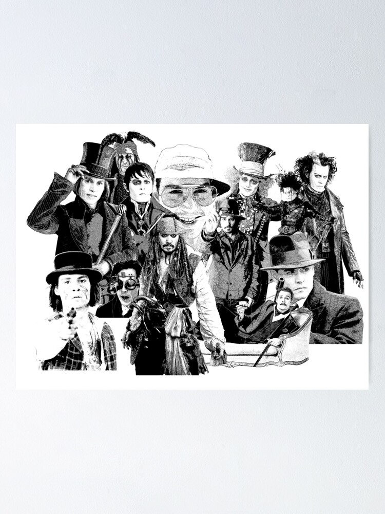 "The Many Faces of...." Poster for Sale by HeritageScrap | Redbubble