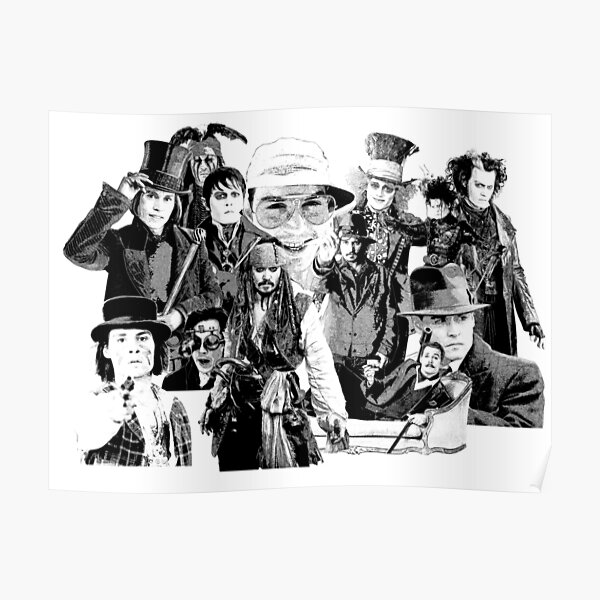 "The Many Faces of...." Poster for Sale by HeritageScrap | Redbubble