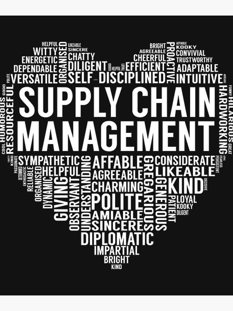 "Supply Chain Management T-ShirtSupply Chain Management Heart" Poster ...