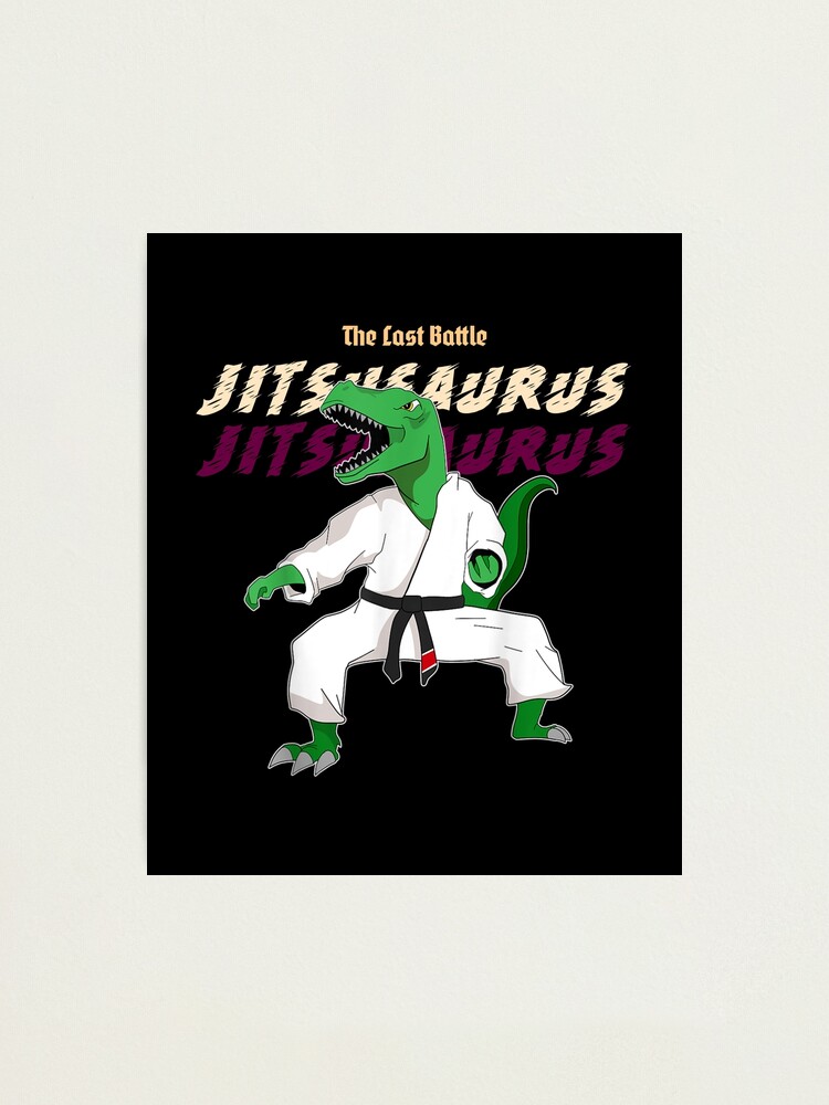 Lámina fotográfica «Dinosaurio Jitsusaurus Jiu-Jitsu - La última ...