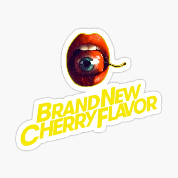 "Brand New Cherry Flavor" Sticker for Sale by ICheckmateThee | Redbubble