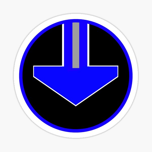 "Time Blue Badge " Sticker for Sale by PeruginiIv | Redbubble