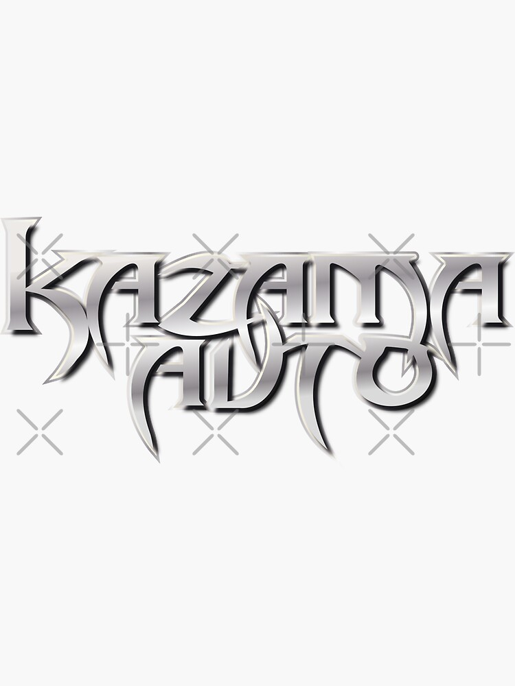 "KAZAMA AUTO" Sticker for Sale by JDMShop | Redbubble