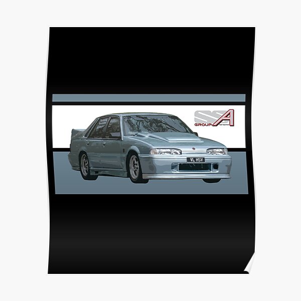 "HSV VL Walkinshaw Group A SS" Poster for Sale by radestilo | Redbubble