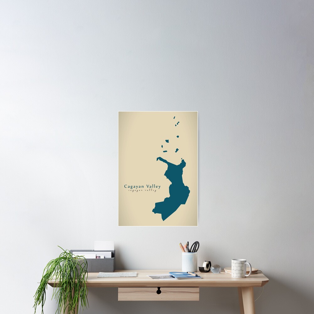 "Modern Map - Cagayan Valley region map Philippines PH" Poster for Sale ...