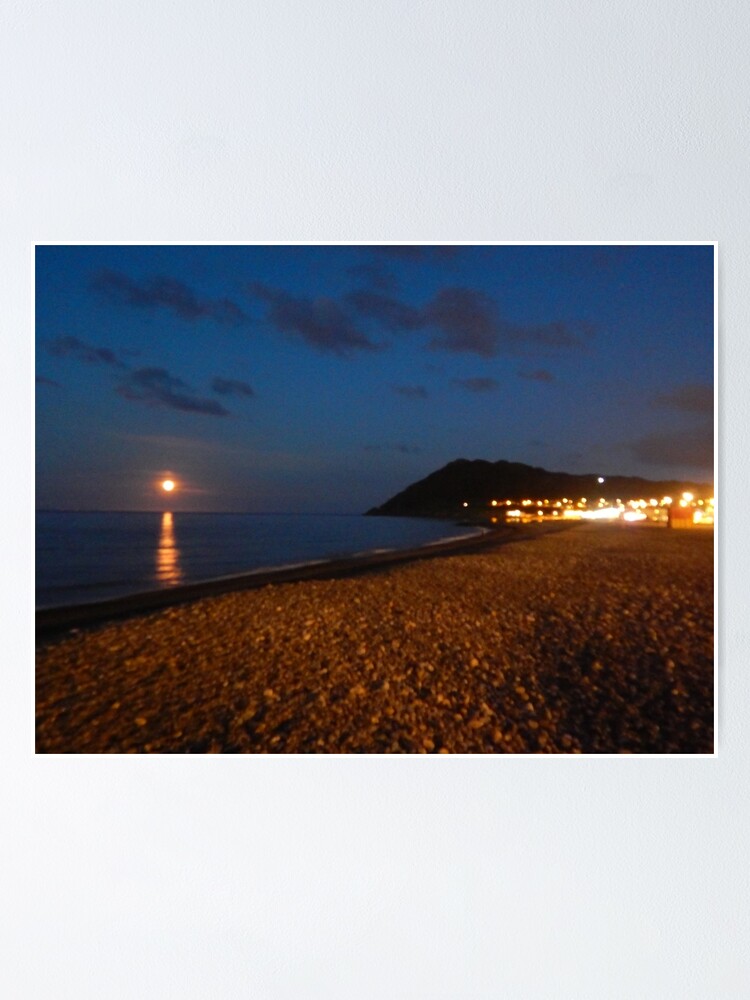 "Bray by light of the moon" Poster for Sale by aoifeno1 | Redbubble