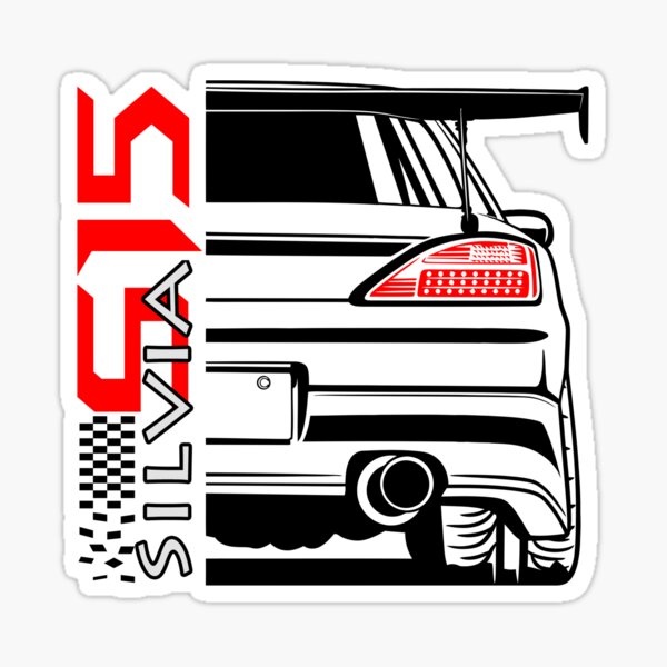 "Nissan Silvia S15" Sticker for Sale by DarkPapper | Redbubble
