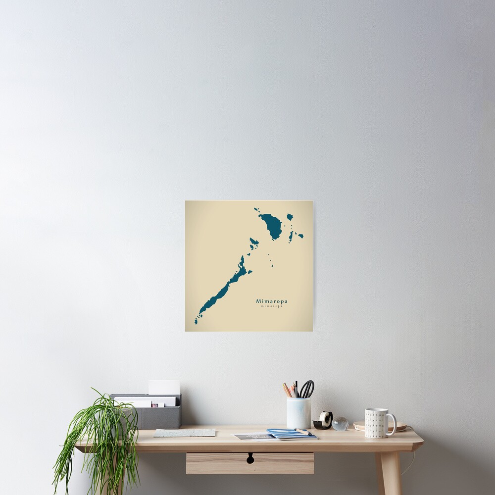 "Modern Map - Mimaropa region map Philippines PH" Poster by ingomenhard ...