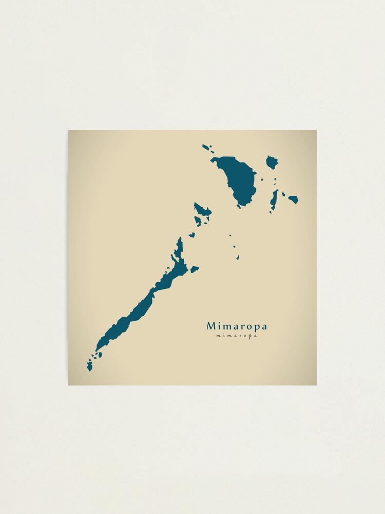 "Modern Map - Mimaropa region map Philippines PH" Photographic Print ...