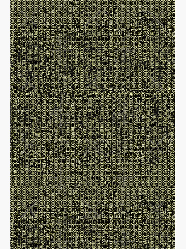 "ASCII Pattern" Sticker for Sale by JirfHend | Redbubble
