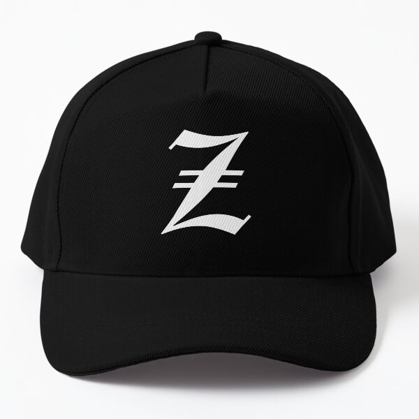 "Z – Old English Initial White Letter Z" Cap for Sale by Typeglyphs ...