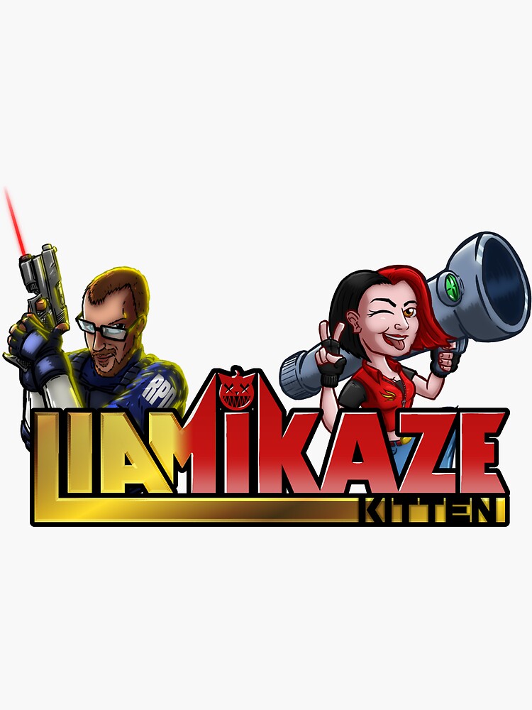 "Liam-Kaze Manic Monday" Sticker by kamikazekitten1 | Redbubble