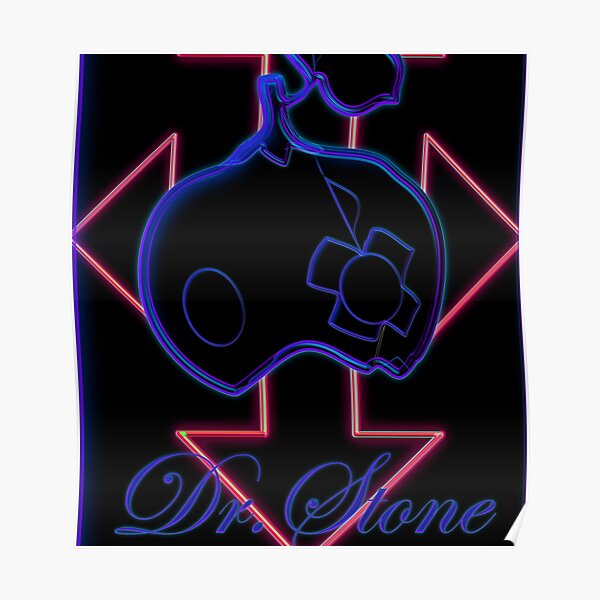 "Dr Stone Logo" Poster by aryoseto | Redbubble