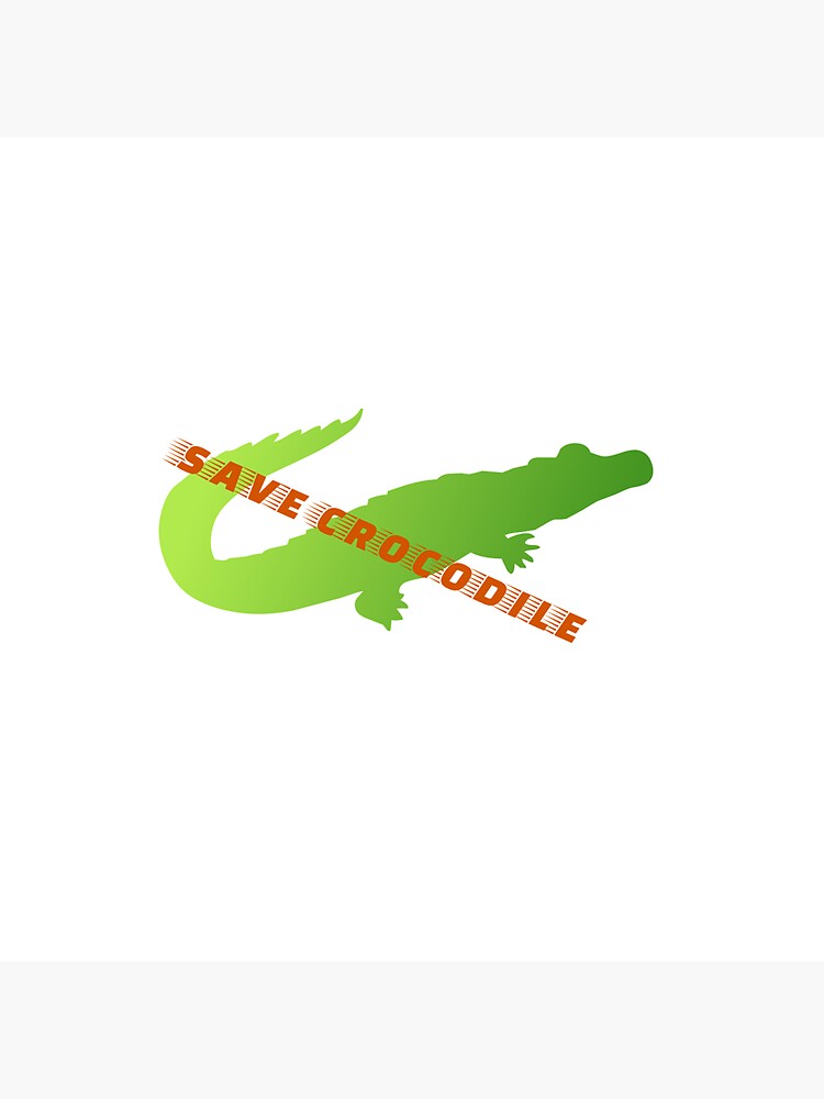 "SAVE CROCODILE" Sticker by ananta2020 | Redbubble