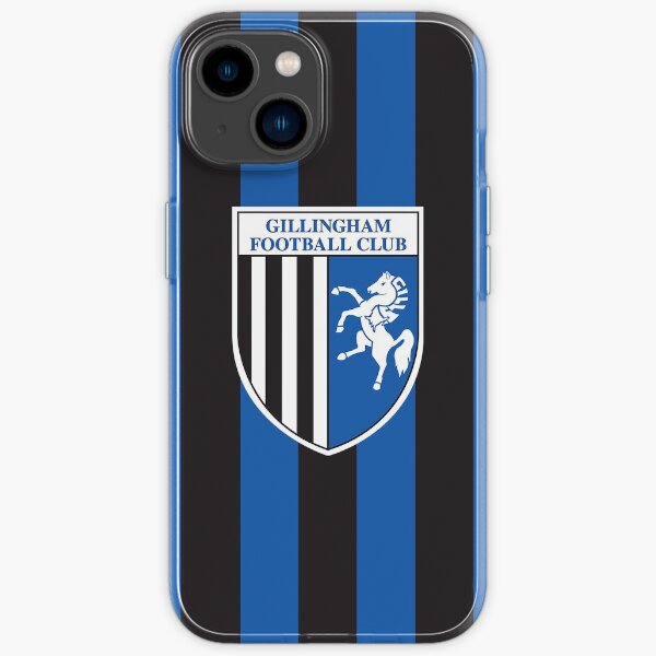 "Gillingham FC logo - Stripes" iPhone Case for Sale by Etchedclothing ...