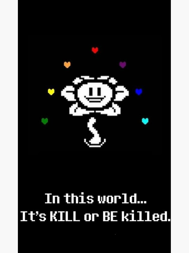 "Undertale "Flowey"" Photographic Print by Pulze | Redbubble