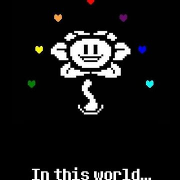 "Undertale "Flowey"" Photographic Print by Pulze | Redbubble