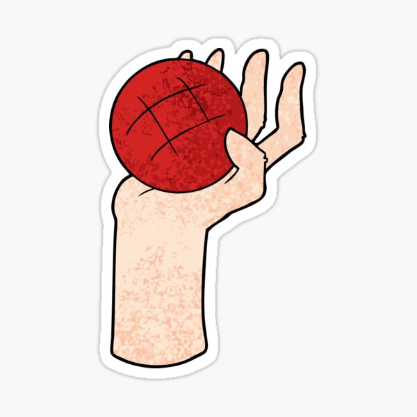 "Dodgeball Player" Sticker for Sale by SenGift | Redbubble