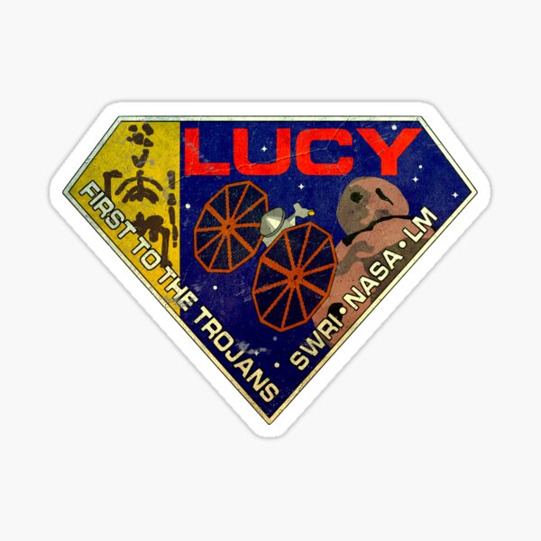 "NASA patch for Lucy mission - vintage look" Sticker for Sale by ...