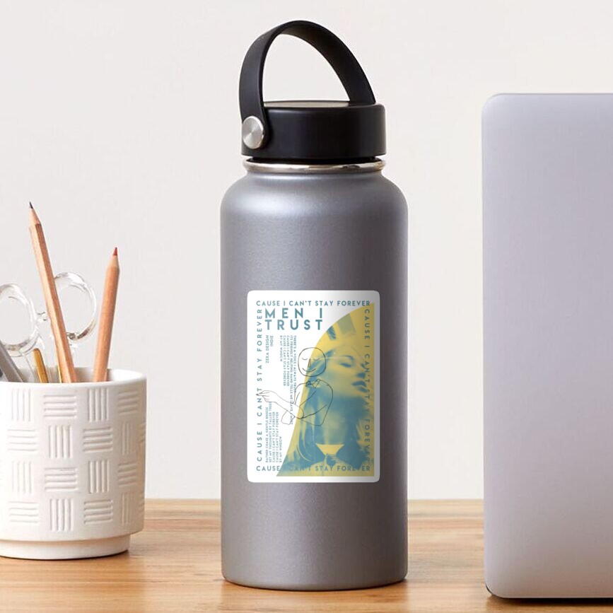 "Men I Trust Poster 06" Sticker for Sale by campinjebres | Redbubble