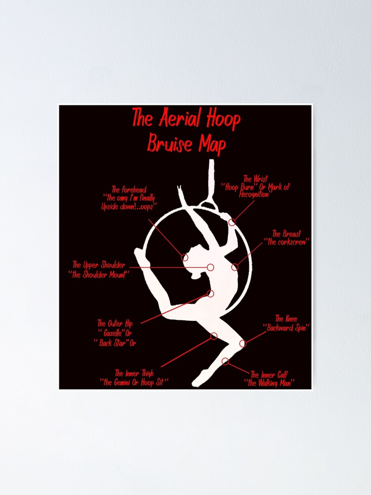 "The Aerial Hoop Bruise Map, Aerial Silk Girl, Aerial Silks, Aerial ...