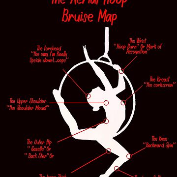 "The Aerial Hoop Bruise Map, Aerial Silk Girl, Aerial Silks, Aerial ...